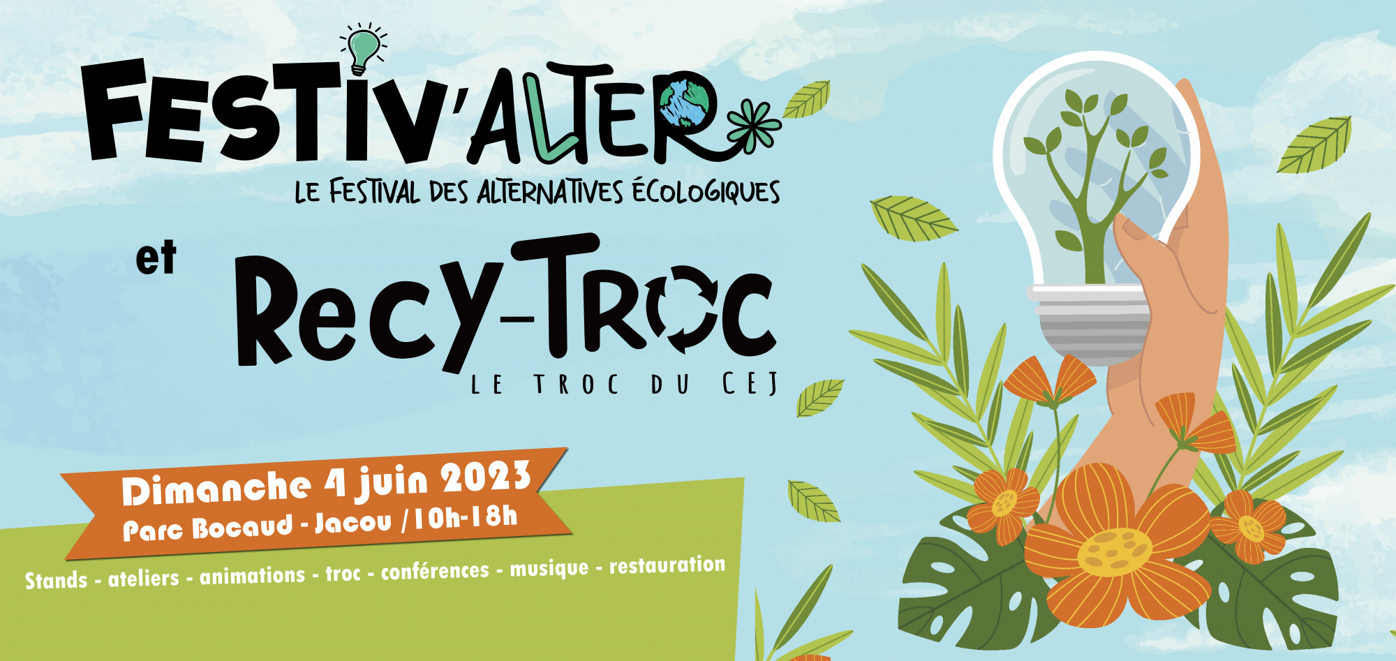 1ère édition du Festiv'Alter et du RECY-TROC - Ville de Jacou - Ville ...